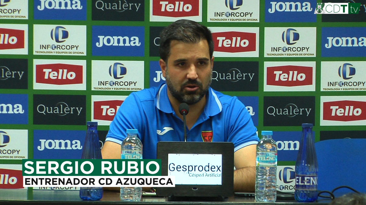 📺 CDTtv | Declaraciones de Sergio Rubio, entrenador de CD Azuqueca ...